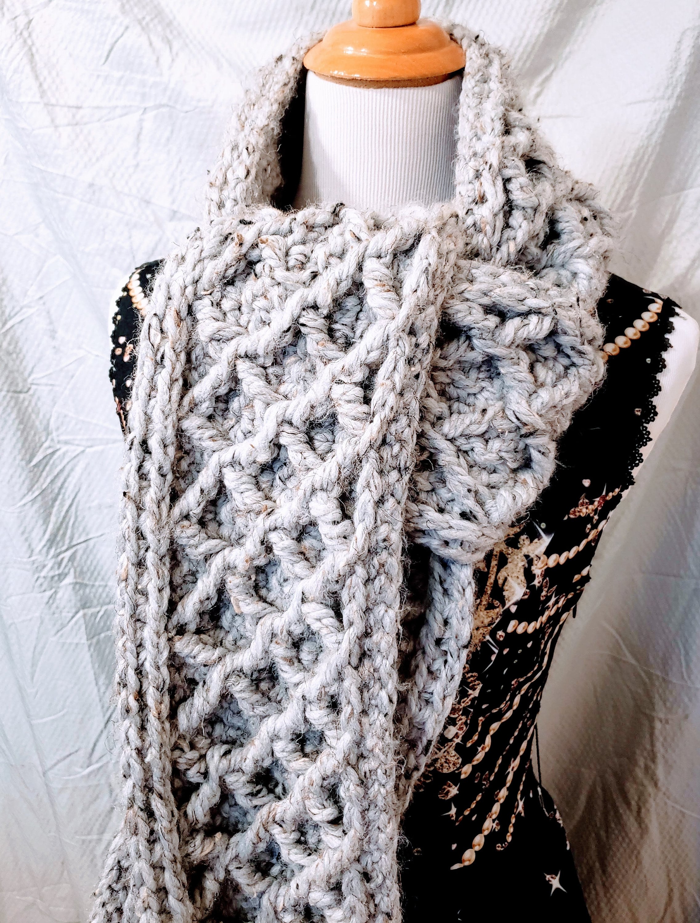 Oxford Trellis Scarf PDF Crochet Pattern - Etsy