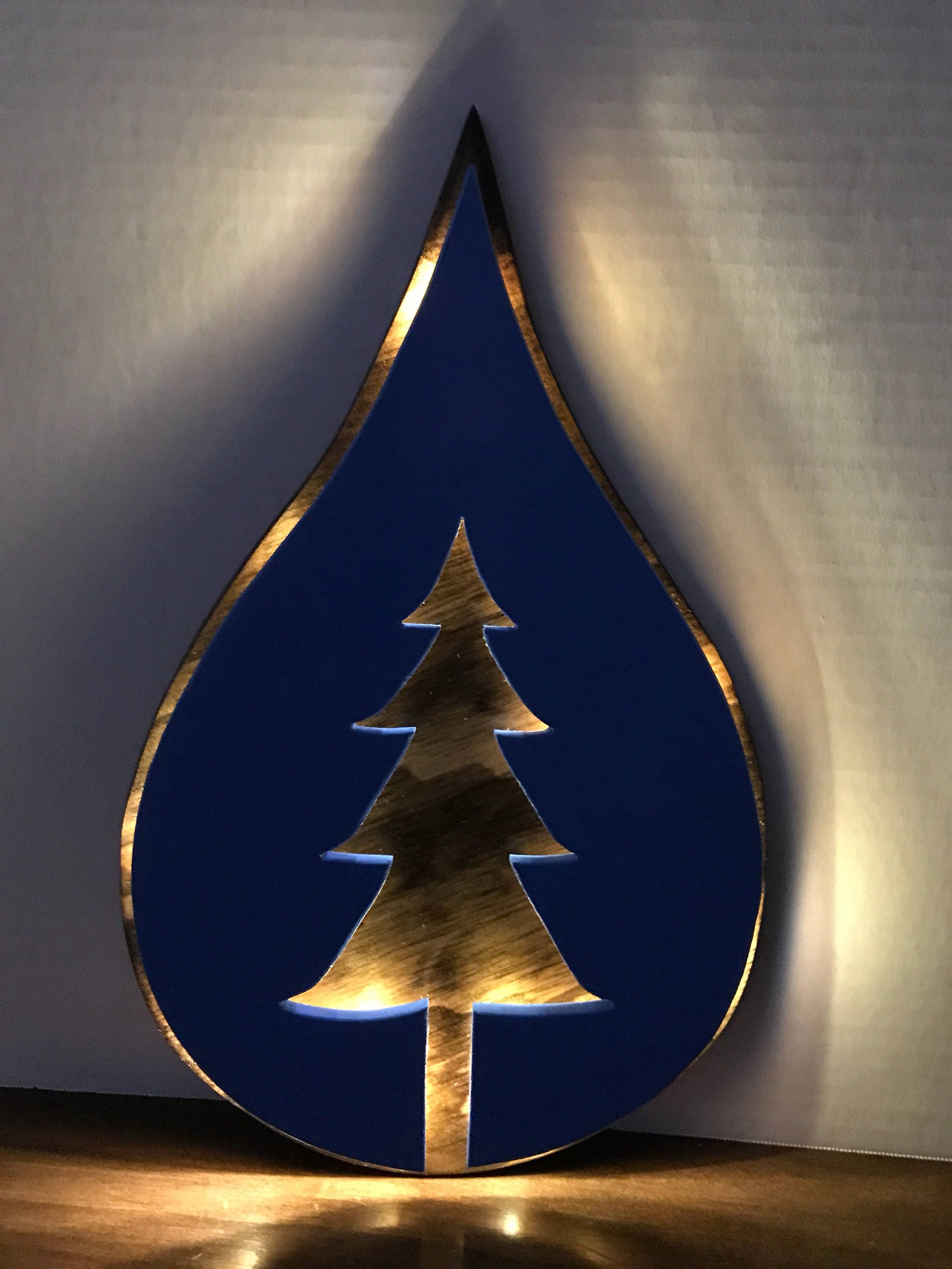 Sequoia National Park Hume Lake Painting Lighted Sign Sculpture Art ...