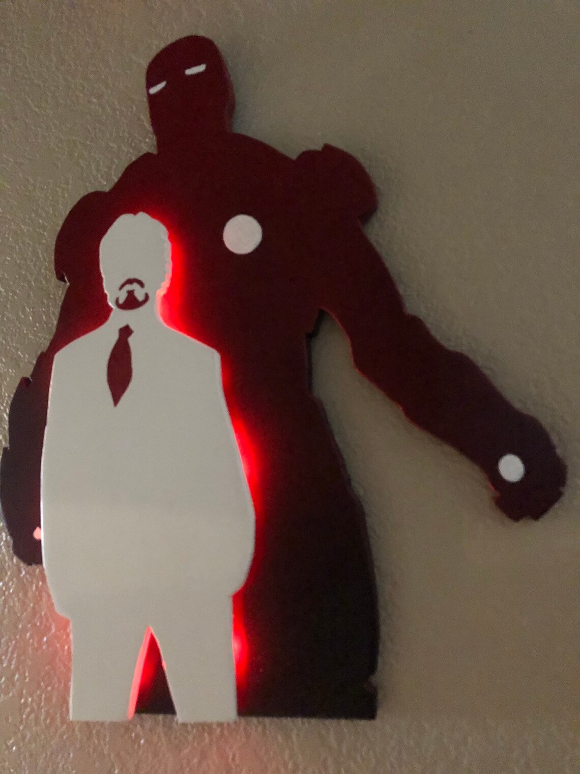 Iron Man Painting Lighted Sign | Etsy