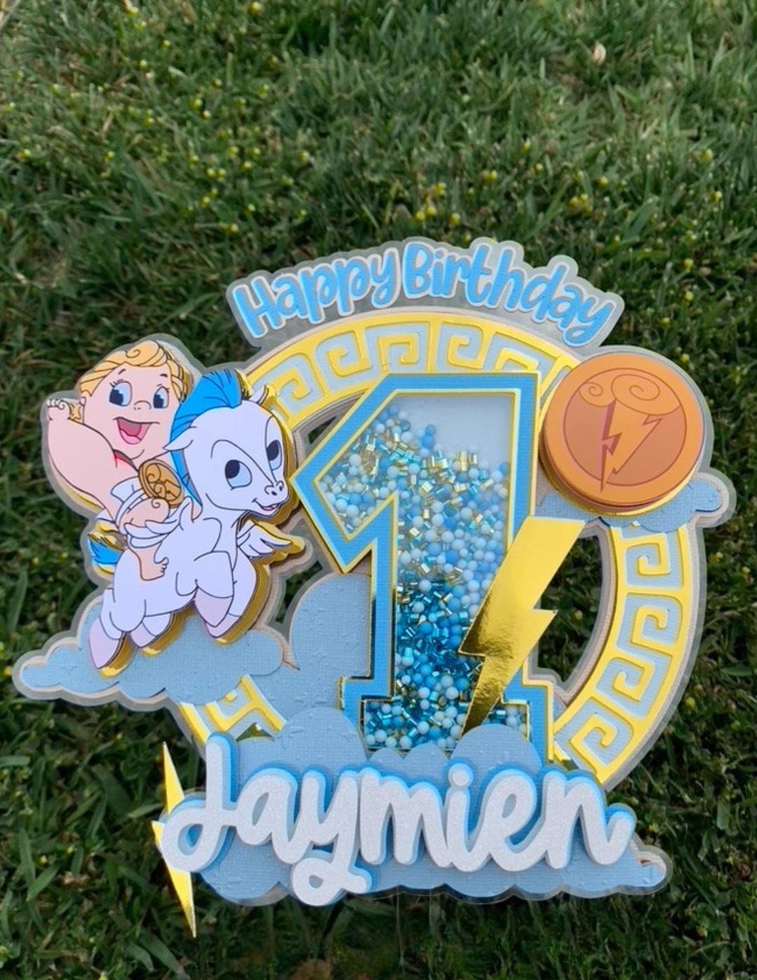Baby Herc 3D Cake Topper Shaker - Etsy