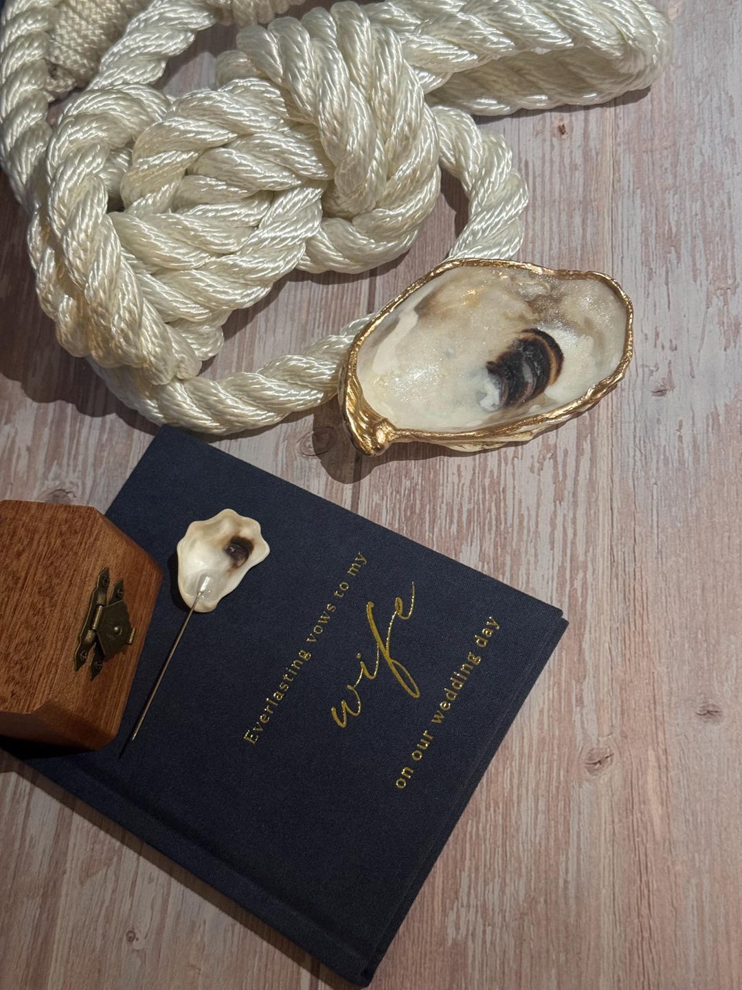 Coastal Wedding Shell Pin – Bridal Boutonniere or Corsage Pin, Bridal ...