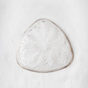 Gold Rim Glass Trinket Dish Vintage Key Dish Glass Candy - Etsy