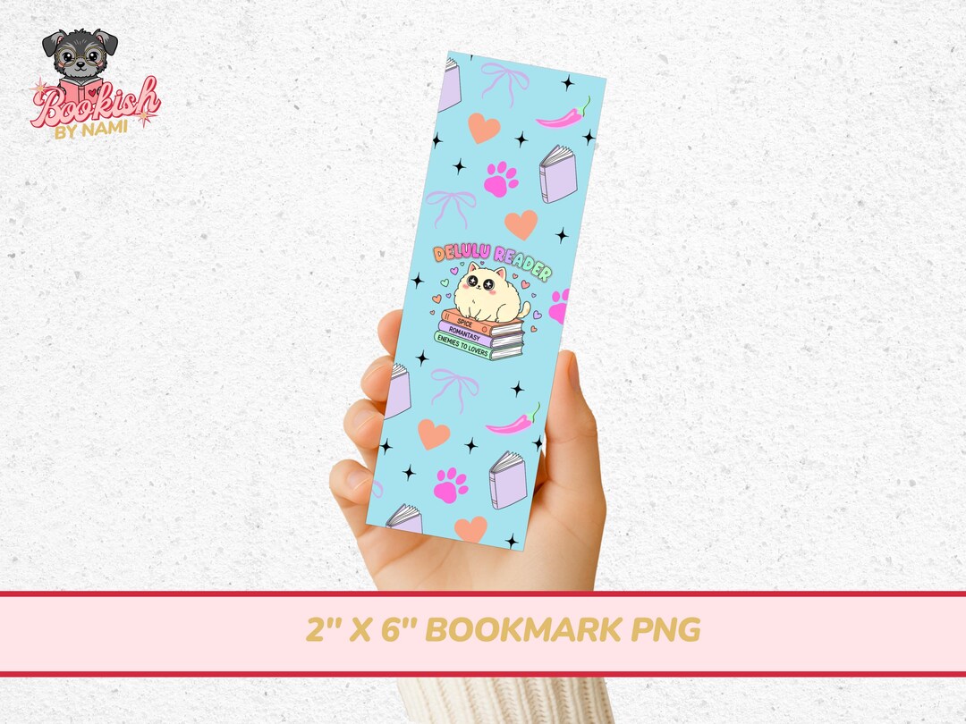 Funny Bookish Bookmark PNG, Spicy Romance Reader Design (digital ...