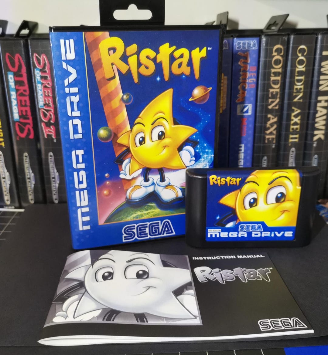 Ristar (PAL) Complete Perfect Custom Megadrive Game - Etsy