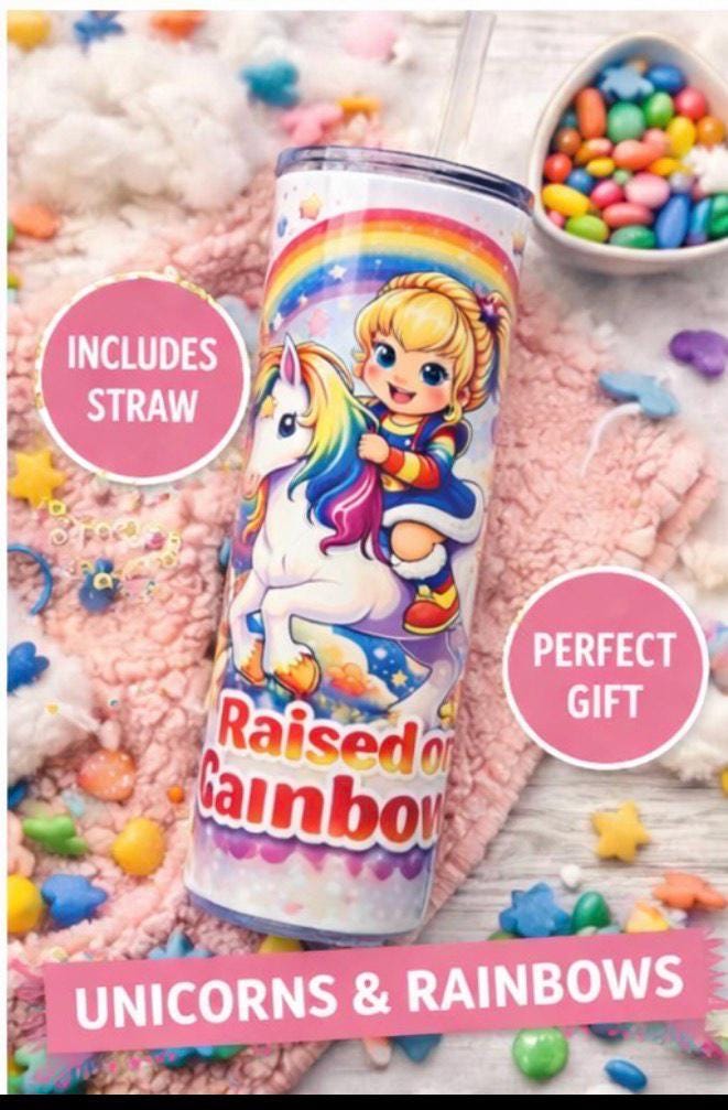 Rainbows Sublimation Sheet for 20oz Straight Tumbler – Ready to Press ...