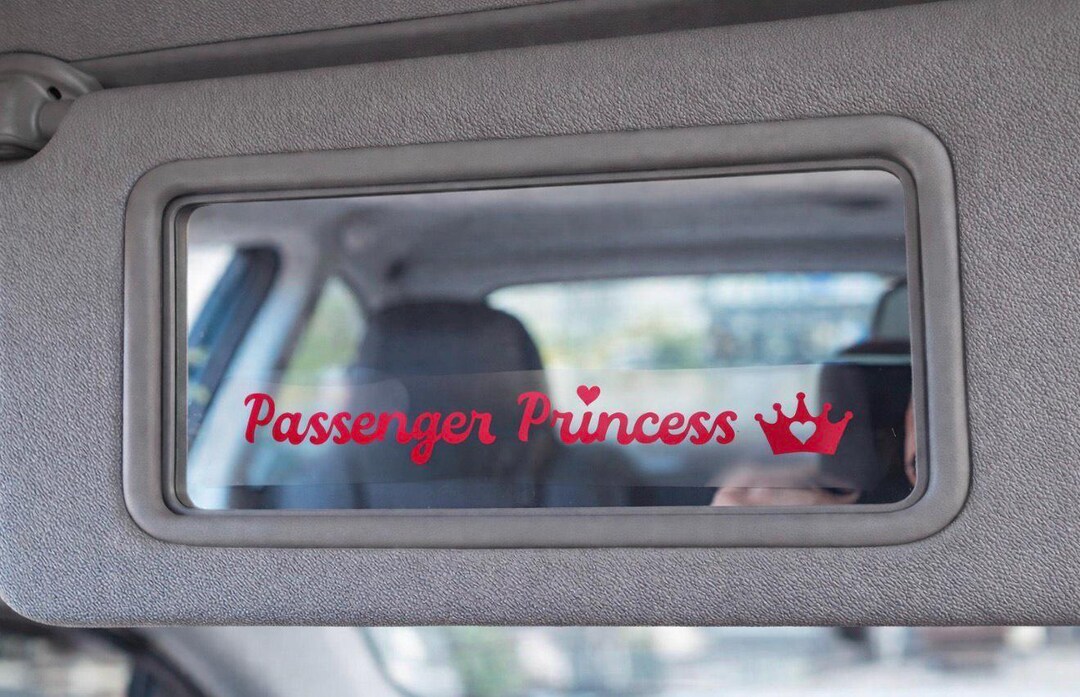 Passenger Princess. Car Decal - Etsy