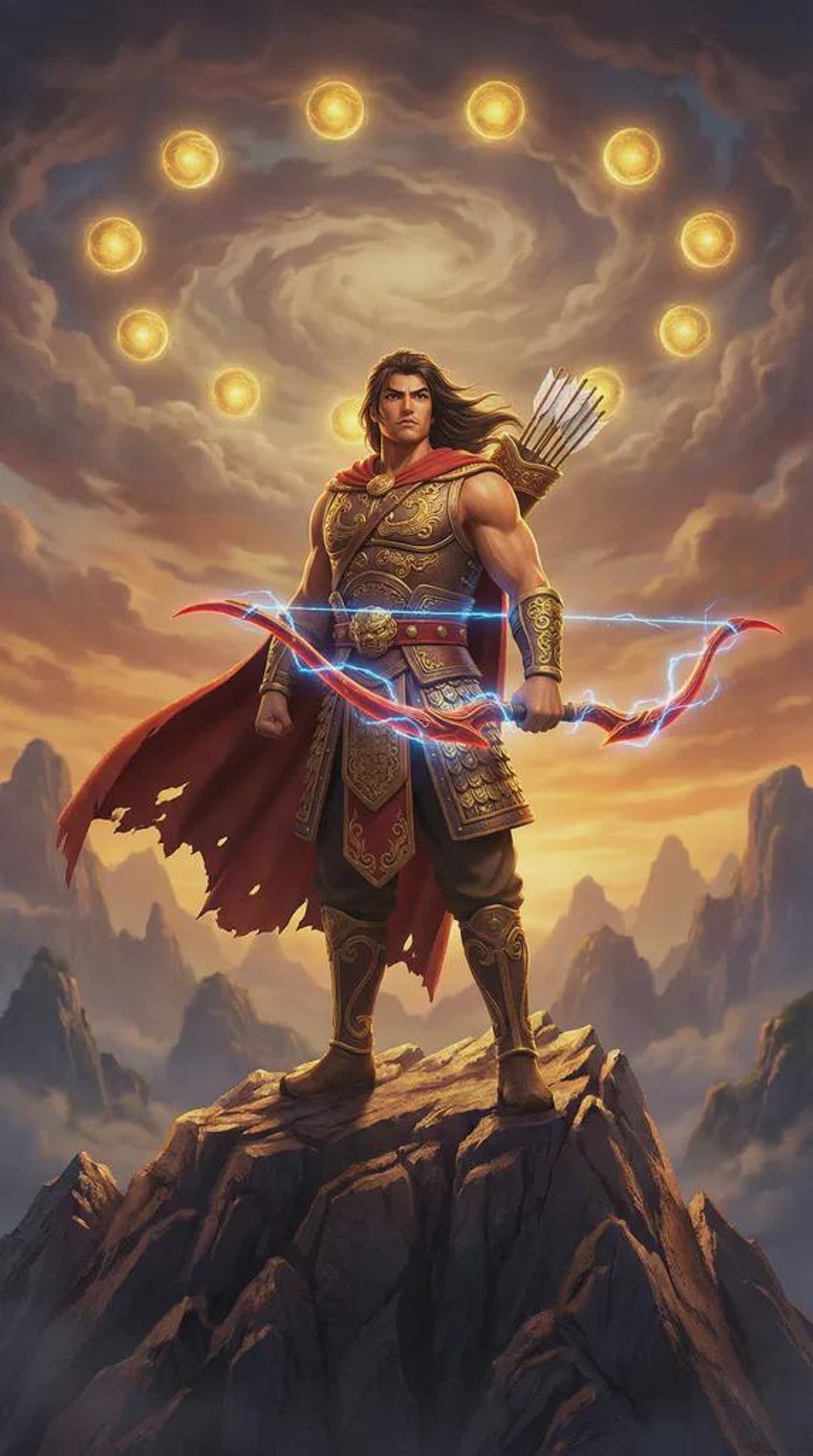 Hou Yi Hero Who Shot Down 9 Suns Oriental Titans Vol.3 - Etsy
