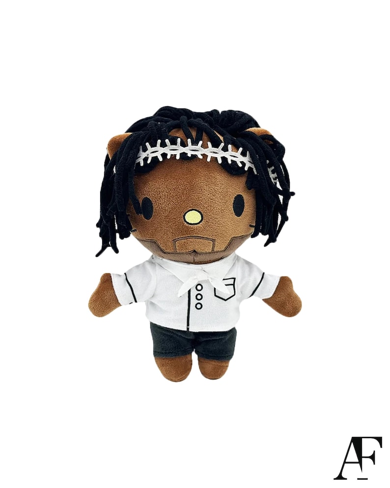 Hello Kitty Kendrick Lamar Rapper Plush | Artist Plushie, Bedroom Decor ...
