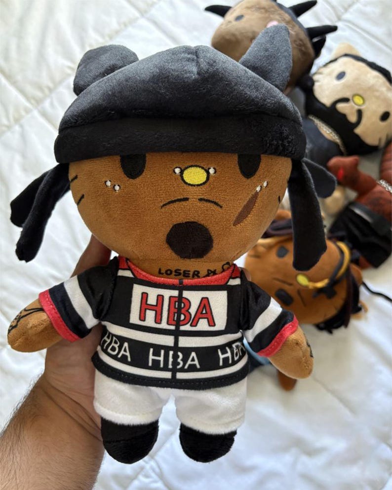 Hello Kitty X Playboi Carti Rapper Plush | Artist Plushie Toy, Rapper ...