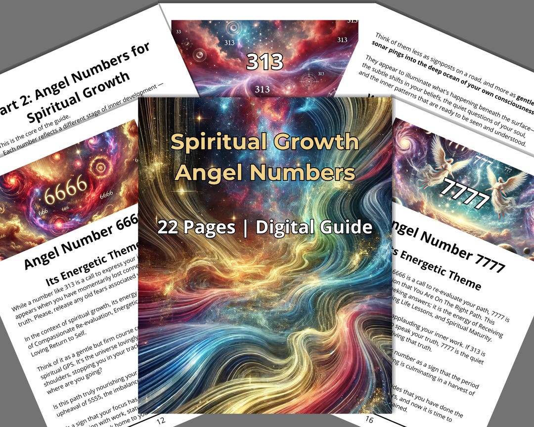 Spiritual Growth Angel Numbers Guide – 313, 6666 & 7777 | Inner ...