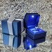 Fancy Blue LED Lighted Engagement Ring Box With Satin Ribbon Gift Box ...