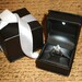 New Fancy Black Italian Leather LED Lighted Engagement Ring Box With ...