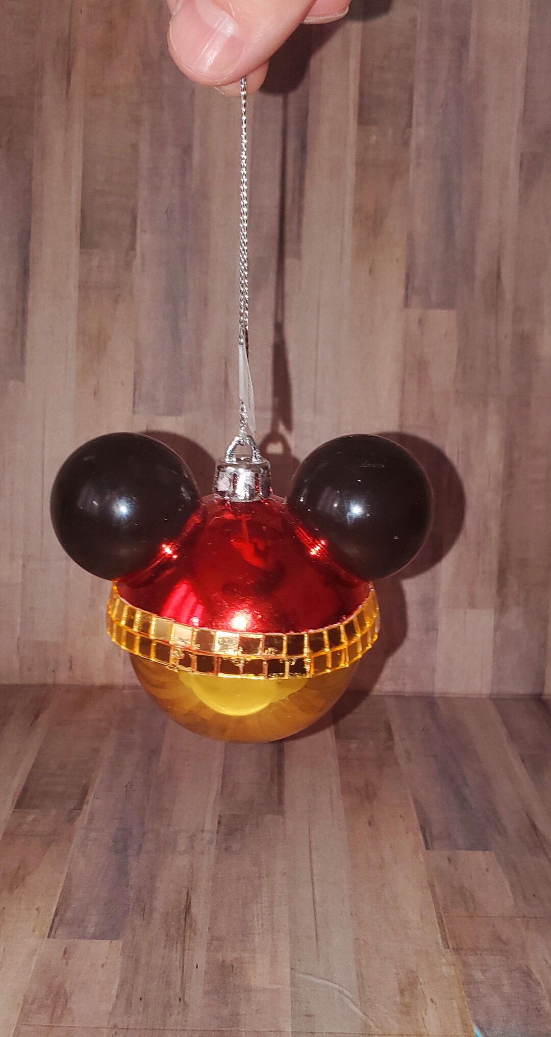 Novelty Disney Mickey Jingle Bells Hanging Ornament Unique Fancy ...