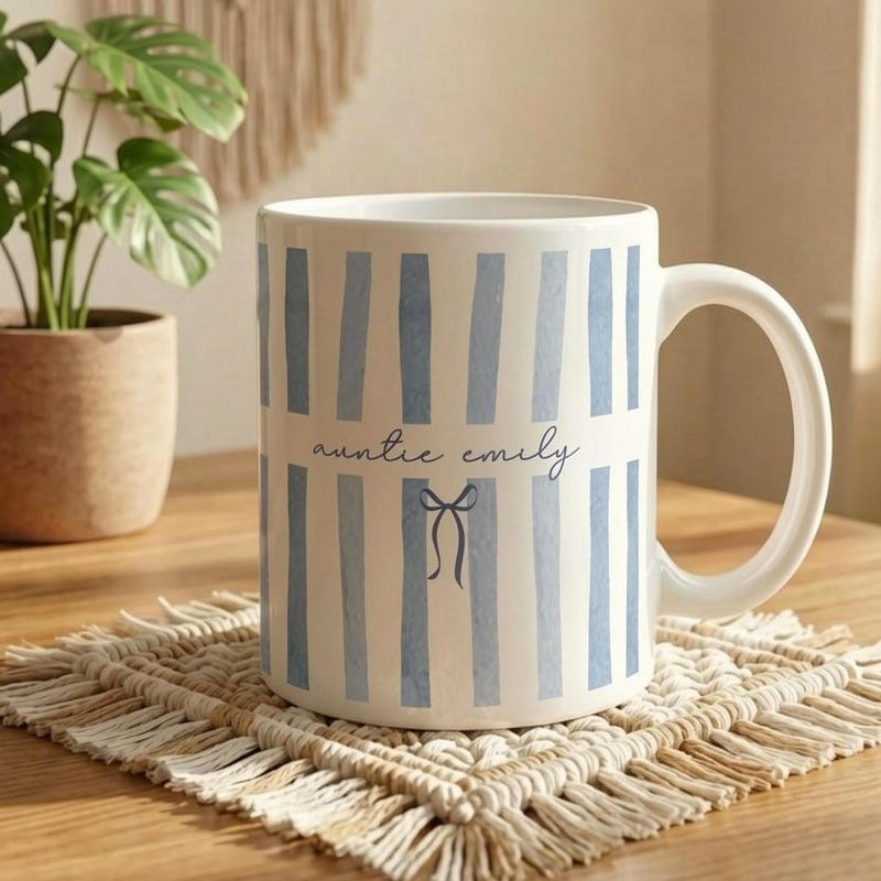 Auntie Cup Personalized - Etsy