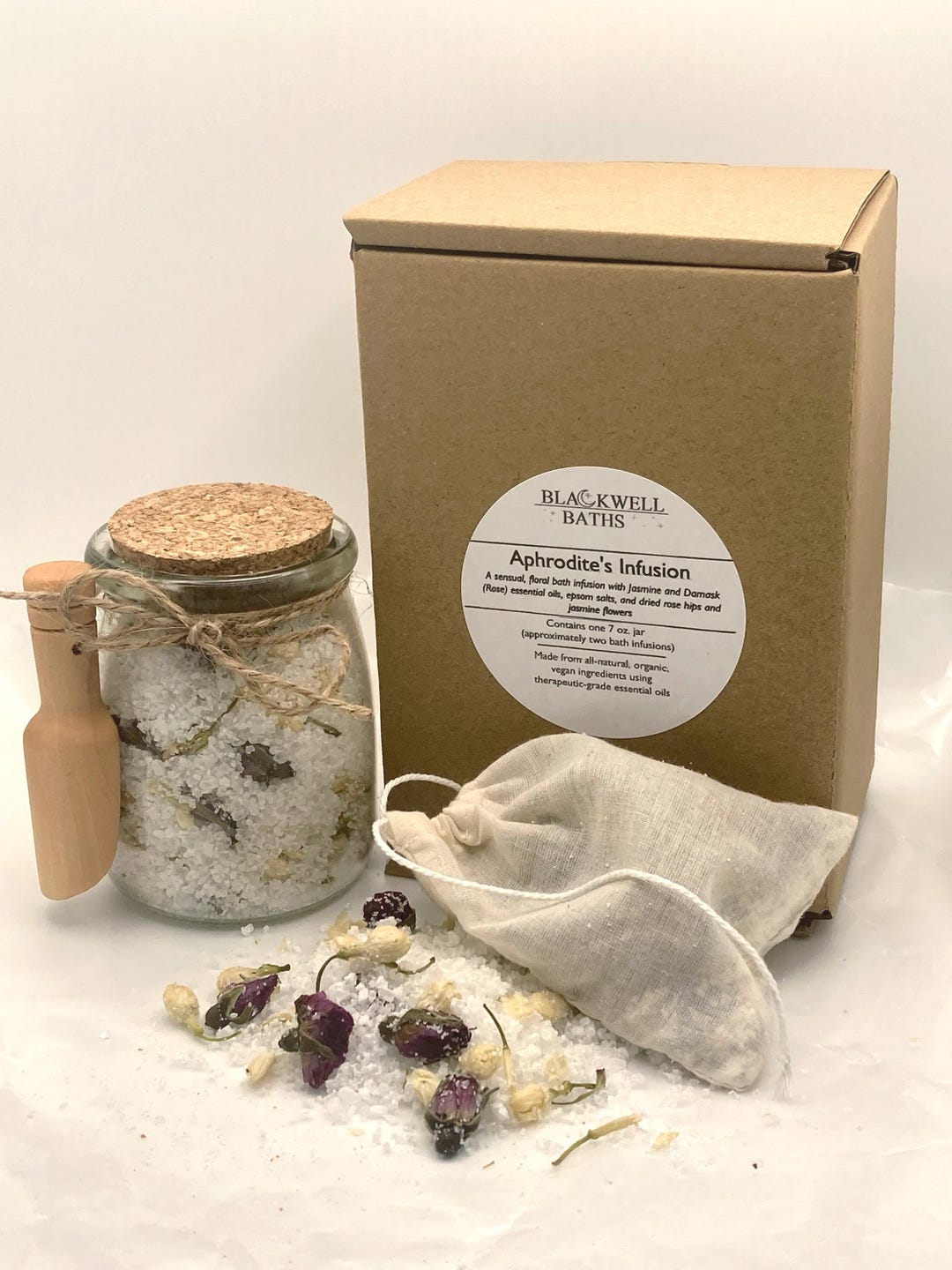 Aphrodite’s Infusion – Floral Bath Infusion With Epsom Salts, Jasmine ...