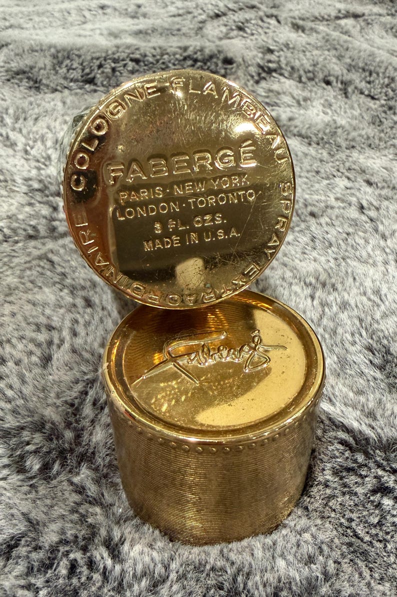 Vintage Fabergé Extraordinaire Cologne Spray Perfume Bottle 3 Oz. - Etsy