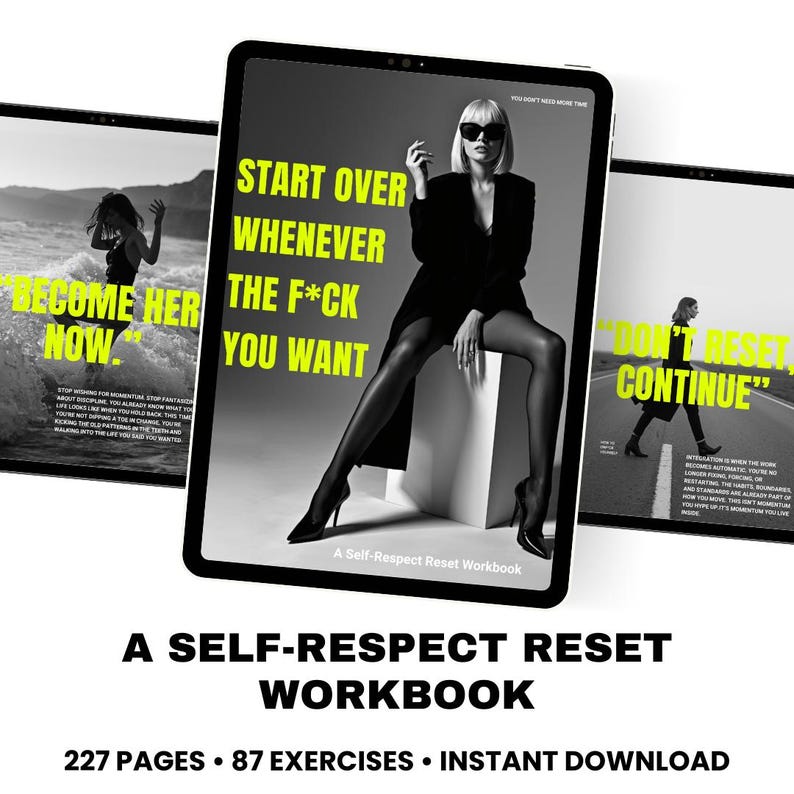 The 2026 Self-respect Reset – A No-bs Personal Growth Workbook for ...