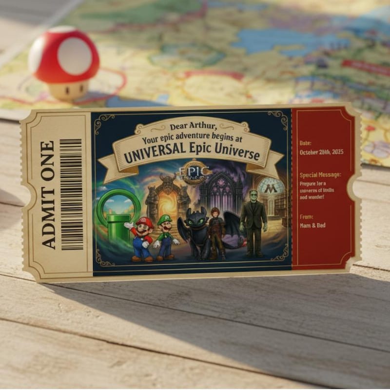 Universal Studio Fake Tickets - Etsy