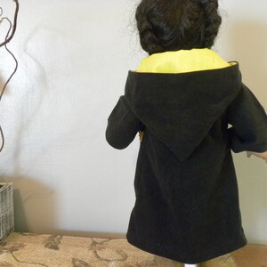 Black and Yellow Wizard Robe With Scarf Created for 18 Dolls - Etsy