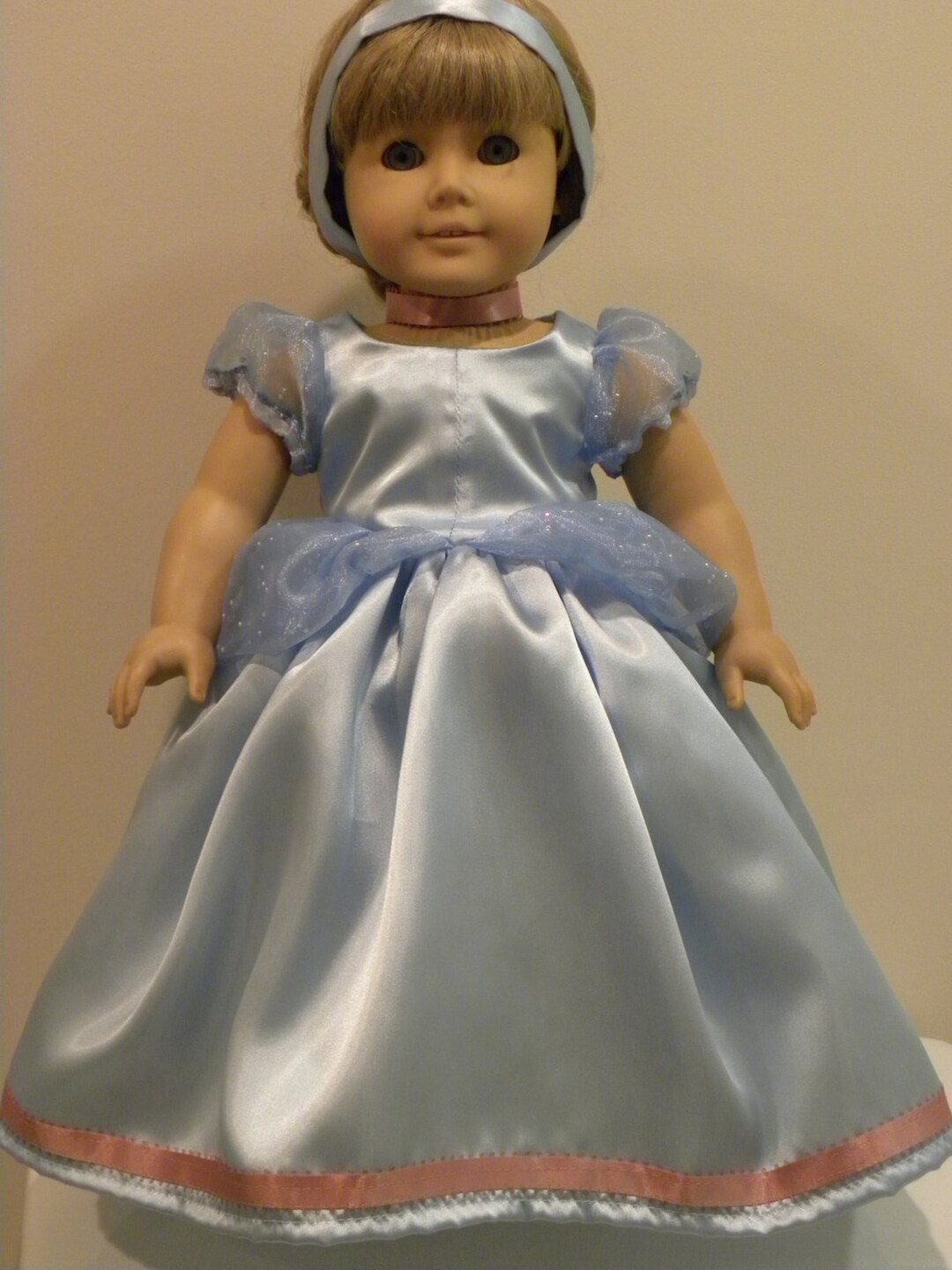 Cinderella's Blue Gown, Petticoat, Headband and Ribbon Necklace Created ...