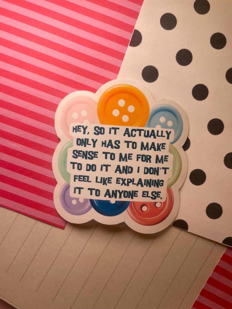365 Buttons Junk Journal Sticker - Etsy