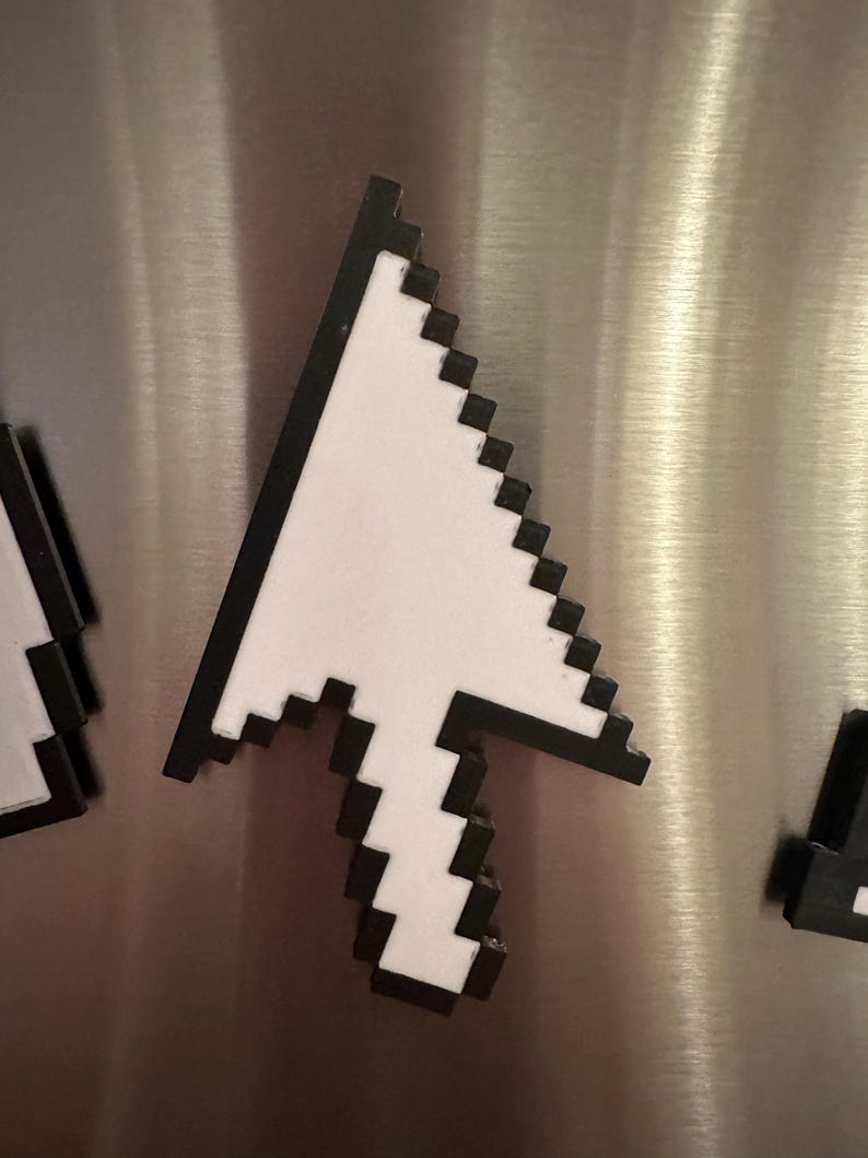 Windows 95 Cursor Magnet Set | 3D Printed Retro Tech Decor - Etsy