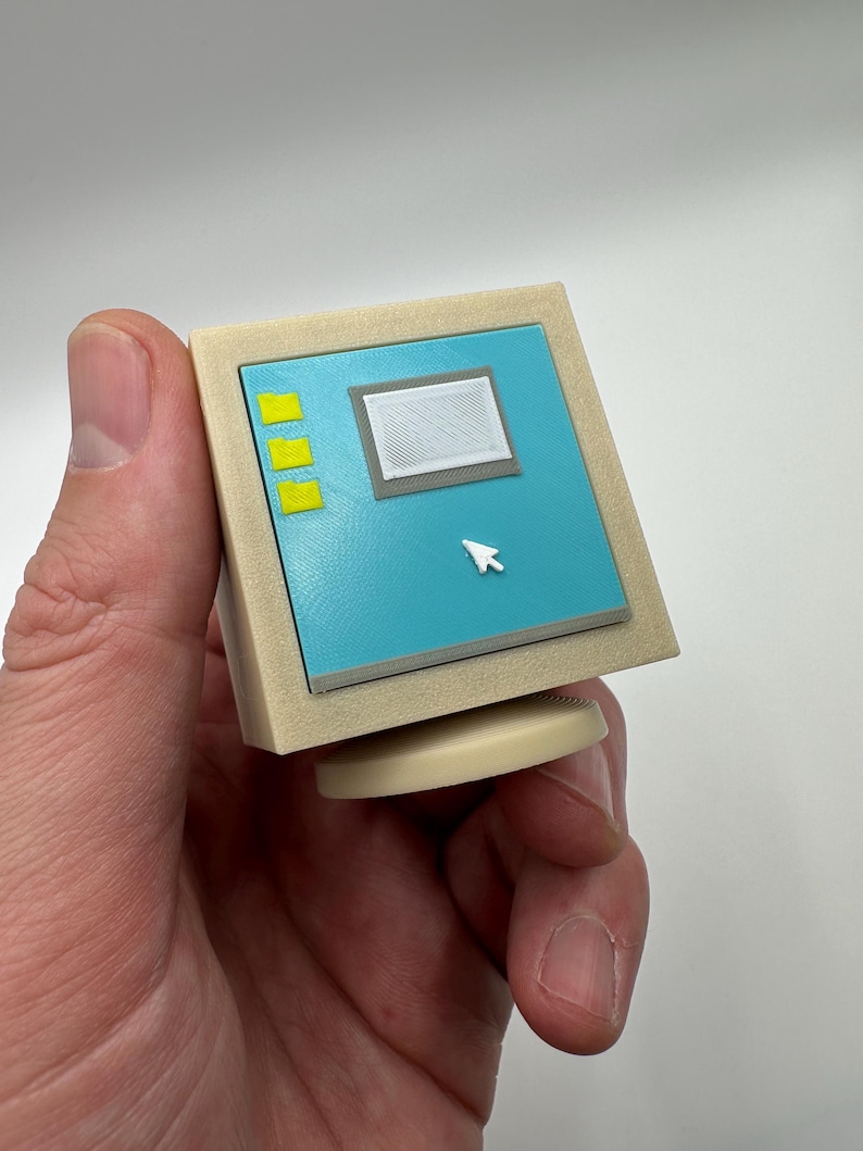 Retro Computer Fidget Clicker 3D Printed Fidgeter - Etsy