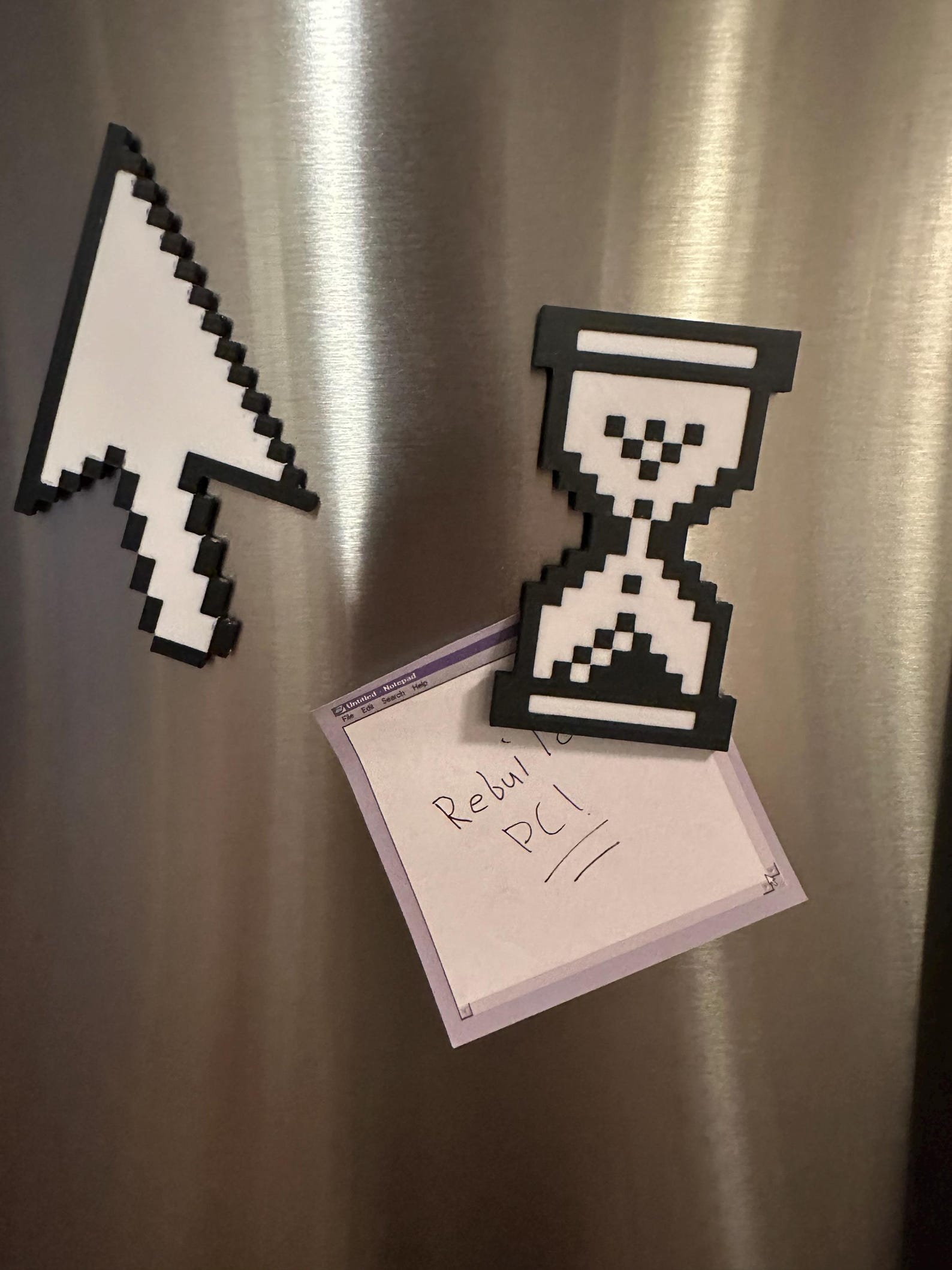 Windows 95 Cursor Magnet Set | 3D Printed Retro Tech Decor - Etsy