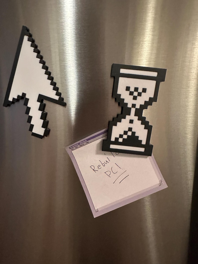 Windows 95 Cursor Magnet Set | 3D Printed Retro Tech Decor - Etsy