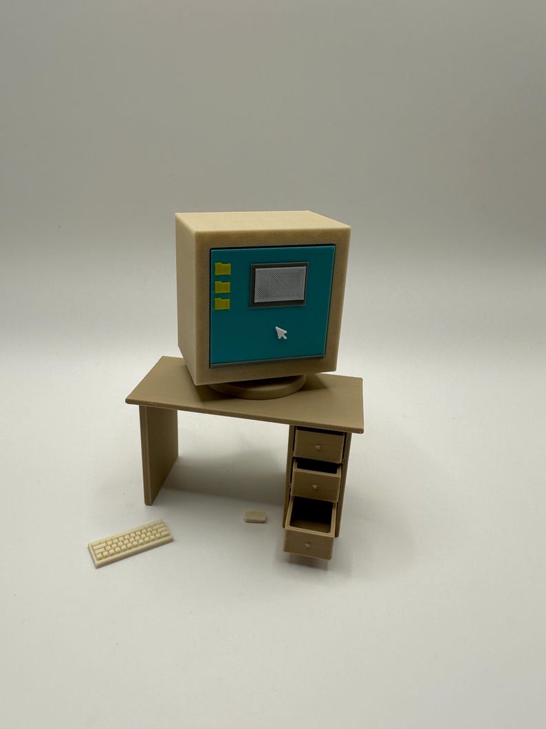 Retro Computer Fidget Clicker 3D Printed Fidgeter - Etsy