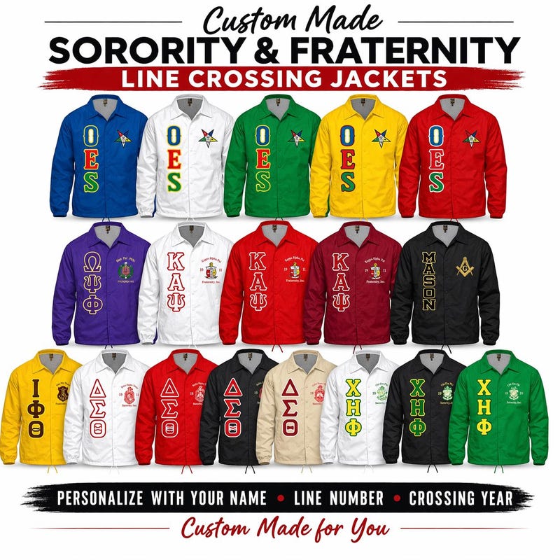 Line Jackets Sorority - Etsy