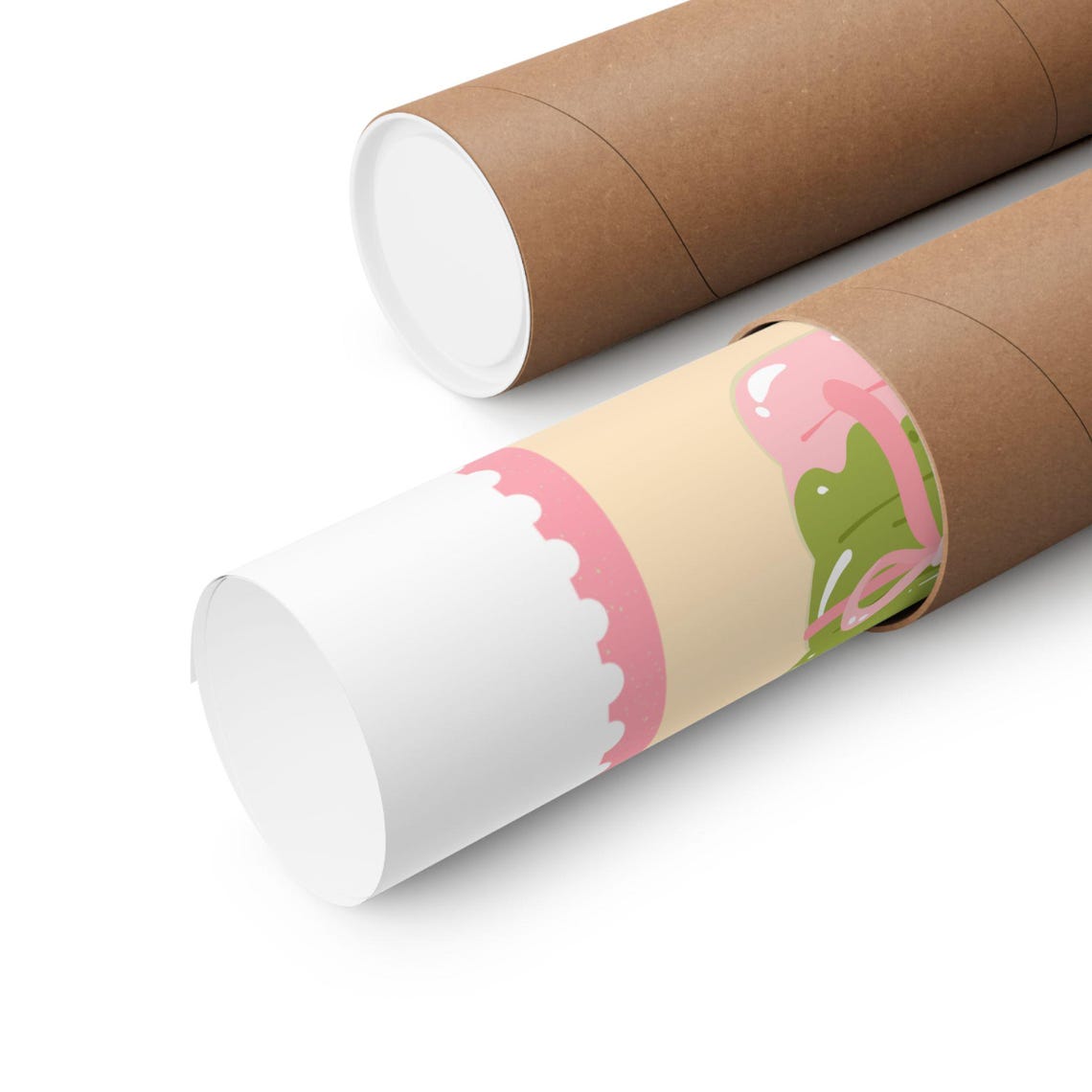 Strawberry Matcha Poster Matte Vertical Print | Kitchen Wall Art ...