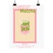 Strawberry Matcha Poster Matte Vertical Print | Kitchen Wall Art ...
