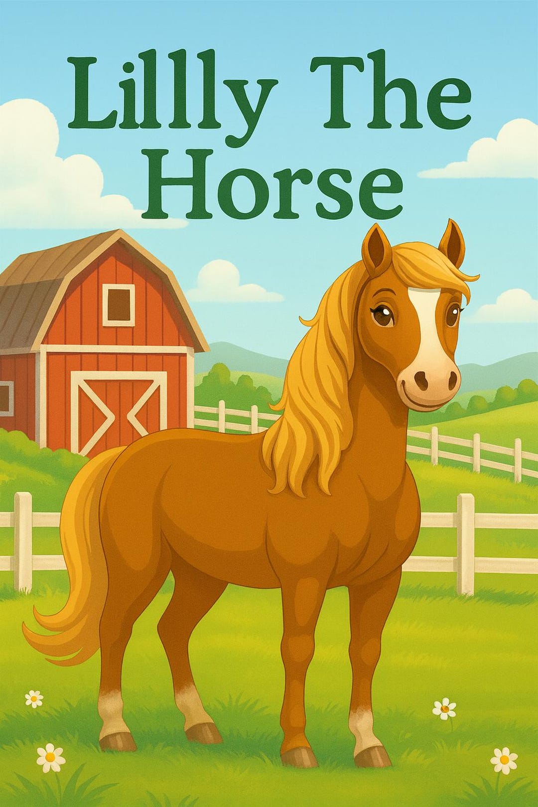 Lilly the Horse Story | Kids Farm Animal Picture Book (digital Download ...