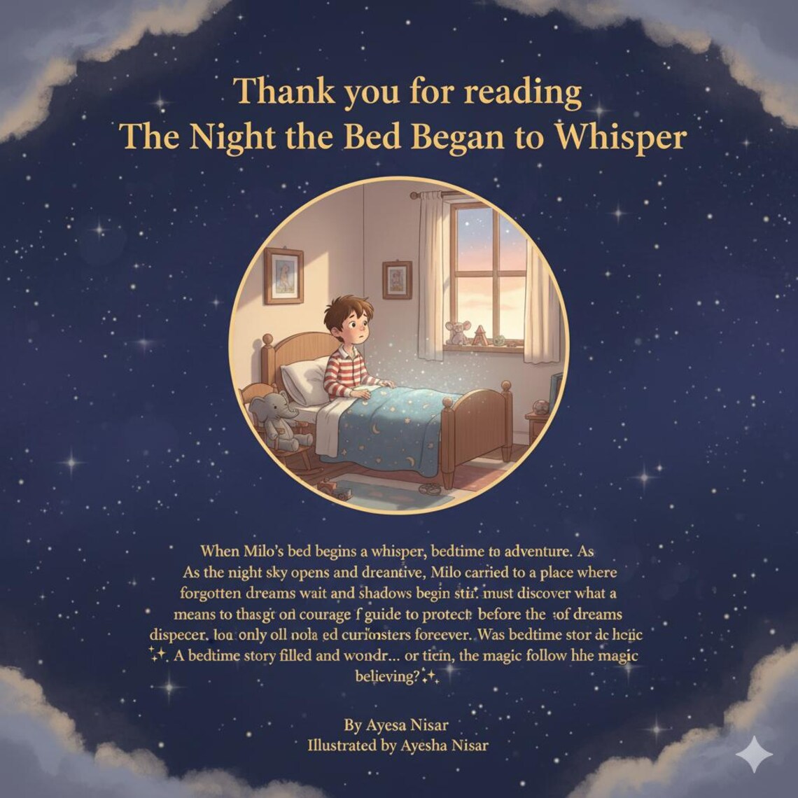 The Night the Bed Began to Whisper, Kids Ebook, Children Book, Kids ...