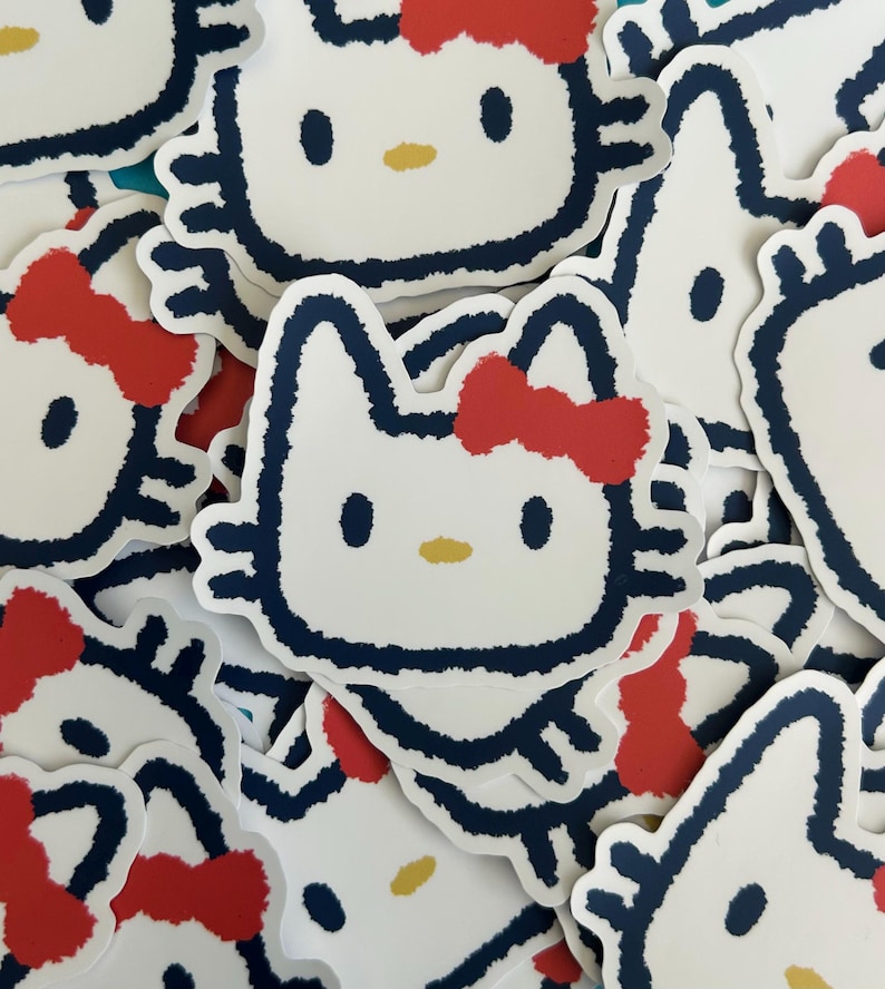 Cartoon & Anime Cat Stickers - Etsy Australia
