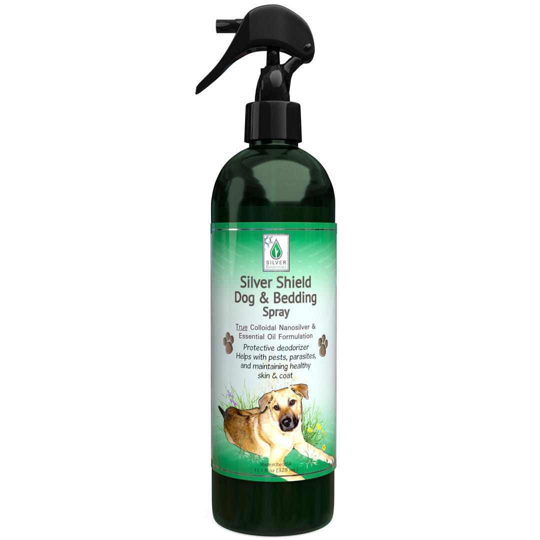 Silver Shield Dog & Bedding Spray - Deodorizing Sanitizer With ...