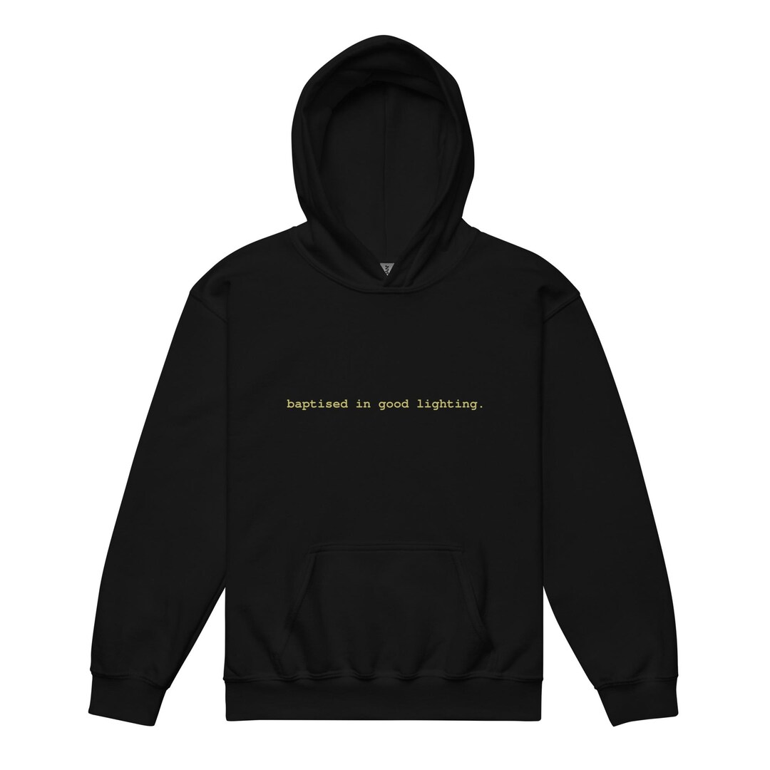 Baptised in Good Lighting, Youth Heavy Blend Hoodie - Christian ...