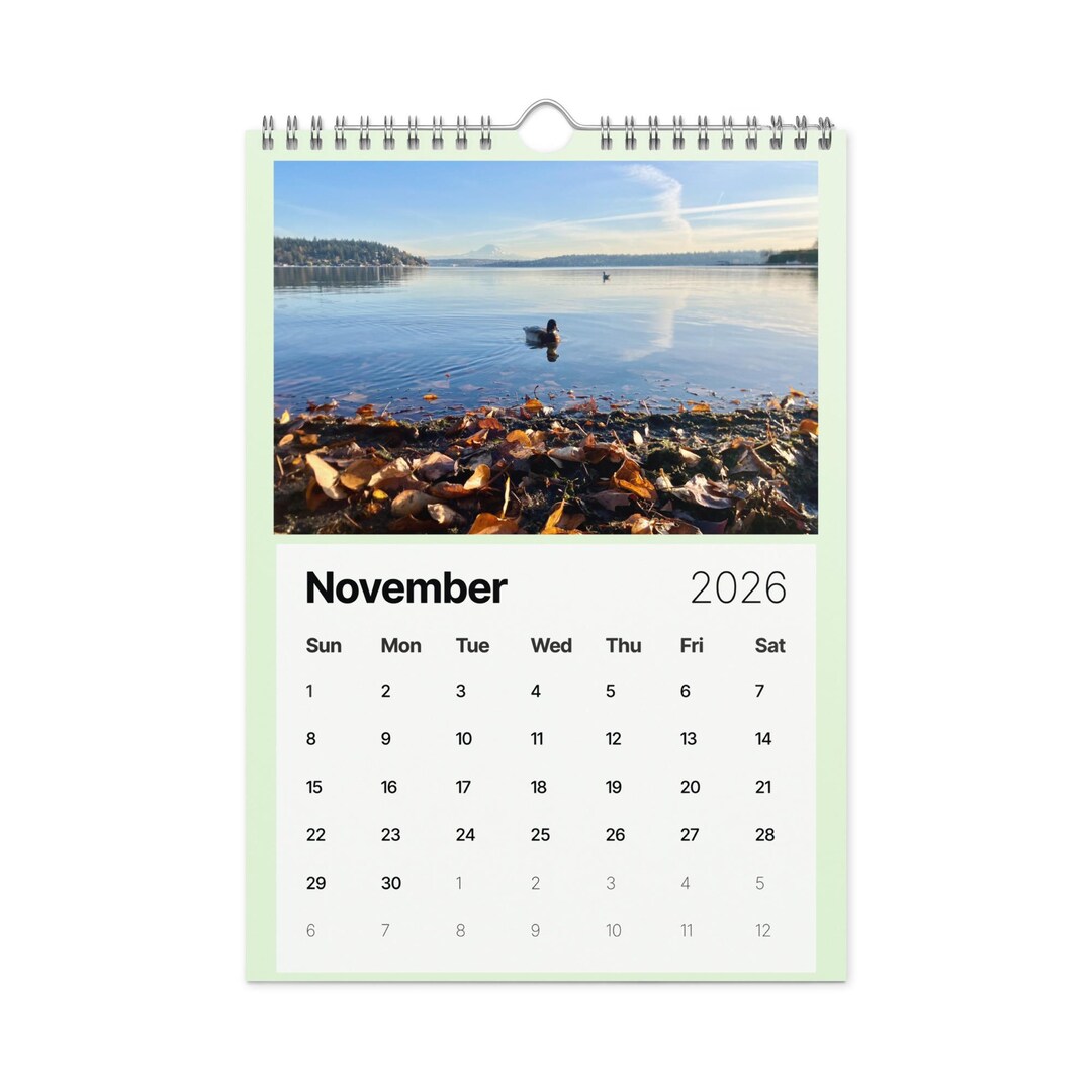 2026 Pacific Northwest Nature Calendar - Etsy