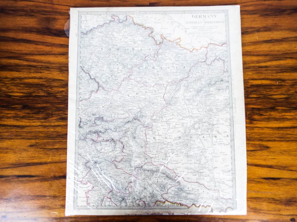 Antique 1832 Original Map Germany IV Austrian Dominions I Baldwin and ...