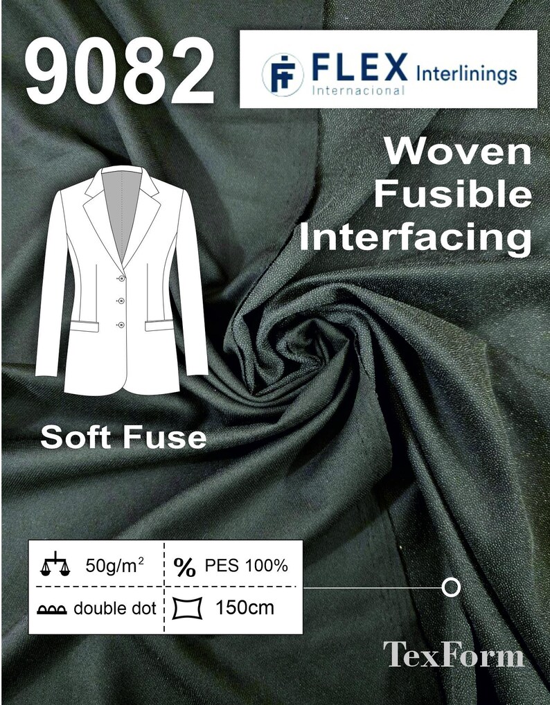 Flex Inter 9082 Fusible Interlining, 150 Cm — Soft Jacket Fusing - Etsy