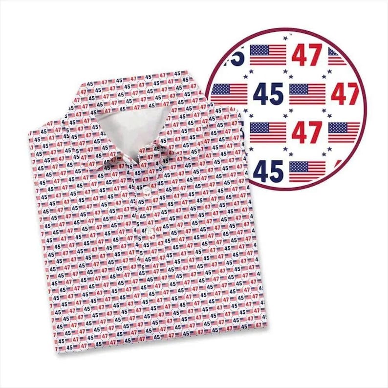 Trump 2026 Golf Polo Shirt, 45 47 America MAGA Golf Shirt, Make America ...
