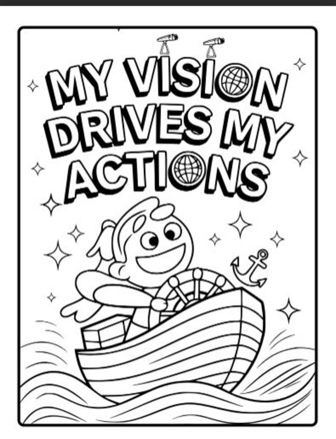 Kids Affirmation Coloring Book| Motivational Coloring | 48 Pages - Etsy