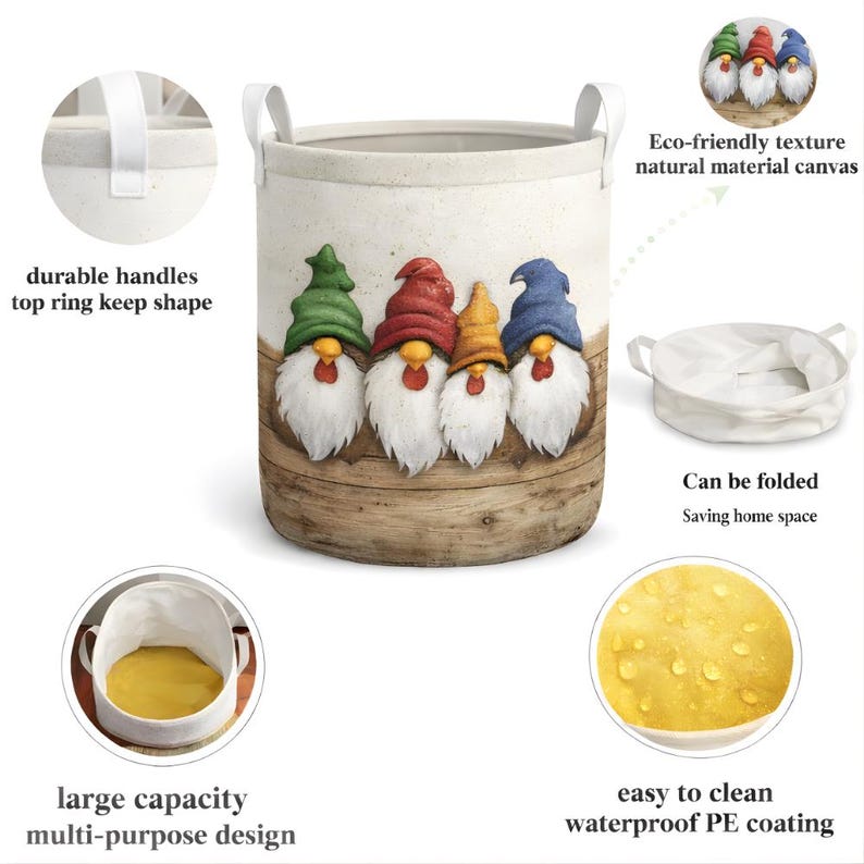 Customized Dog Storage Quilted Laundry Basket – Golden Retriever Fabric ...