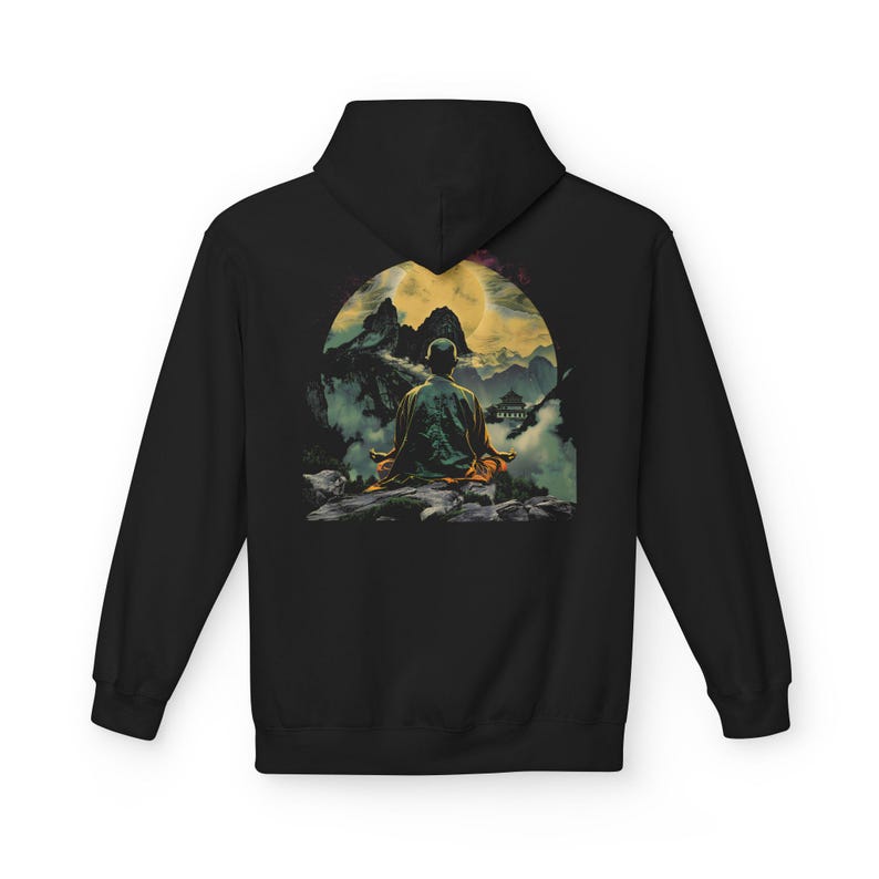 Zen Path - Shaolin | Monk Meditation Hoodie | Mindfulness & Strength ...