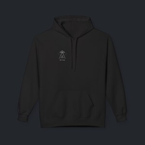 Void Walker Hoodie - Dark Occult Moon Art, Heavy Metal Aesthetic Hoodie ...