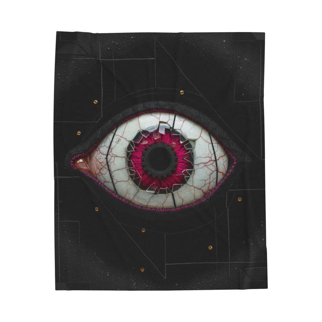 Giant Eye Blanket | the Visual Poem Surveillance | Cozy Psychological ...