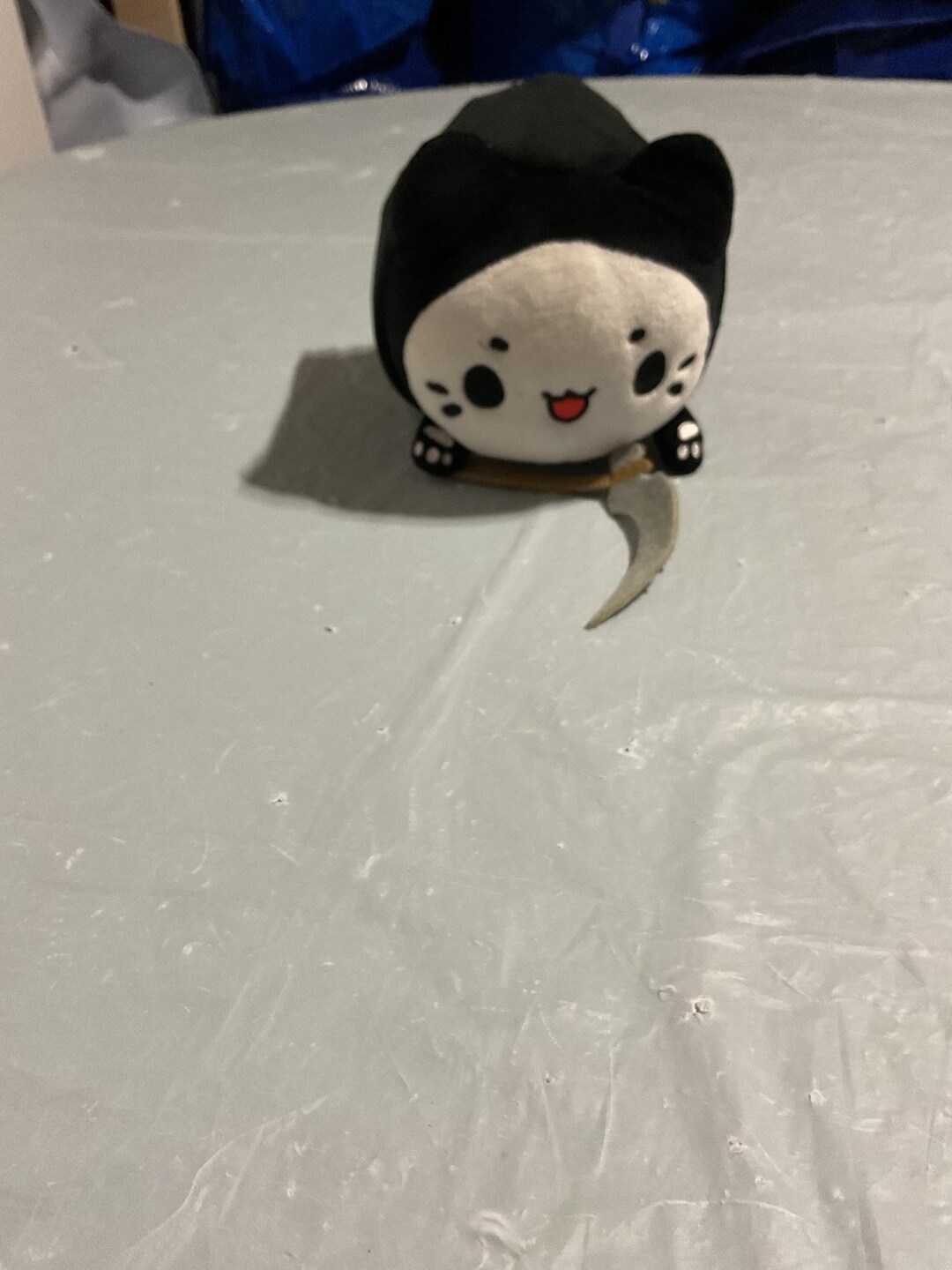 Cute Black & White Cat Plush Toy - Etsy