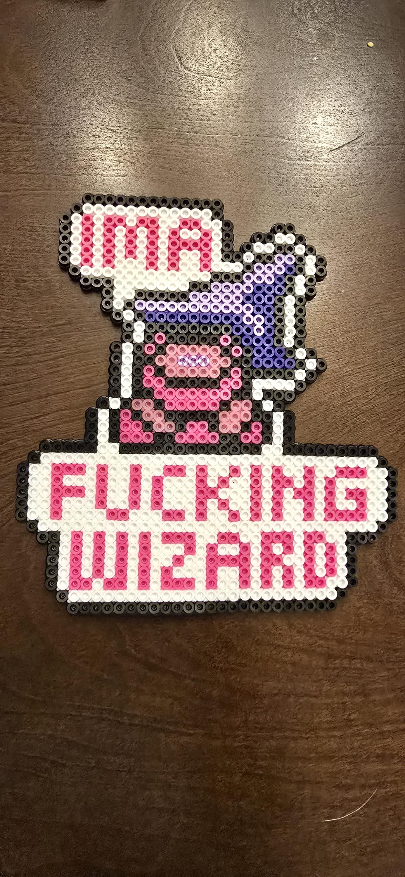 Im a Wizard Subtronics Perler Necklace - Etsy