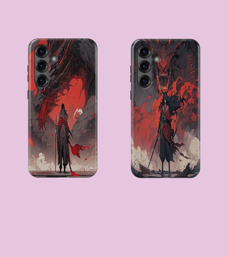 Dark Samurai Dragon for Couples – Valentine Gift for Her Him - Etsy